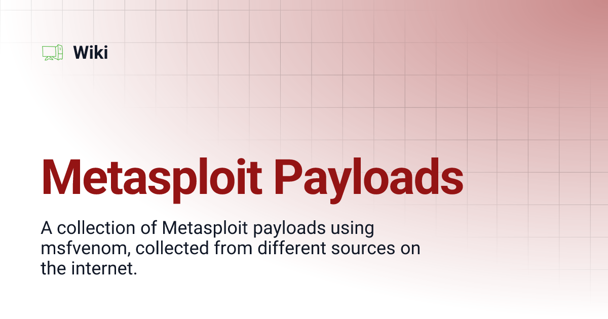 Metasploit Payloads | Wiki