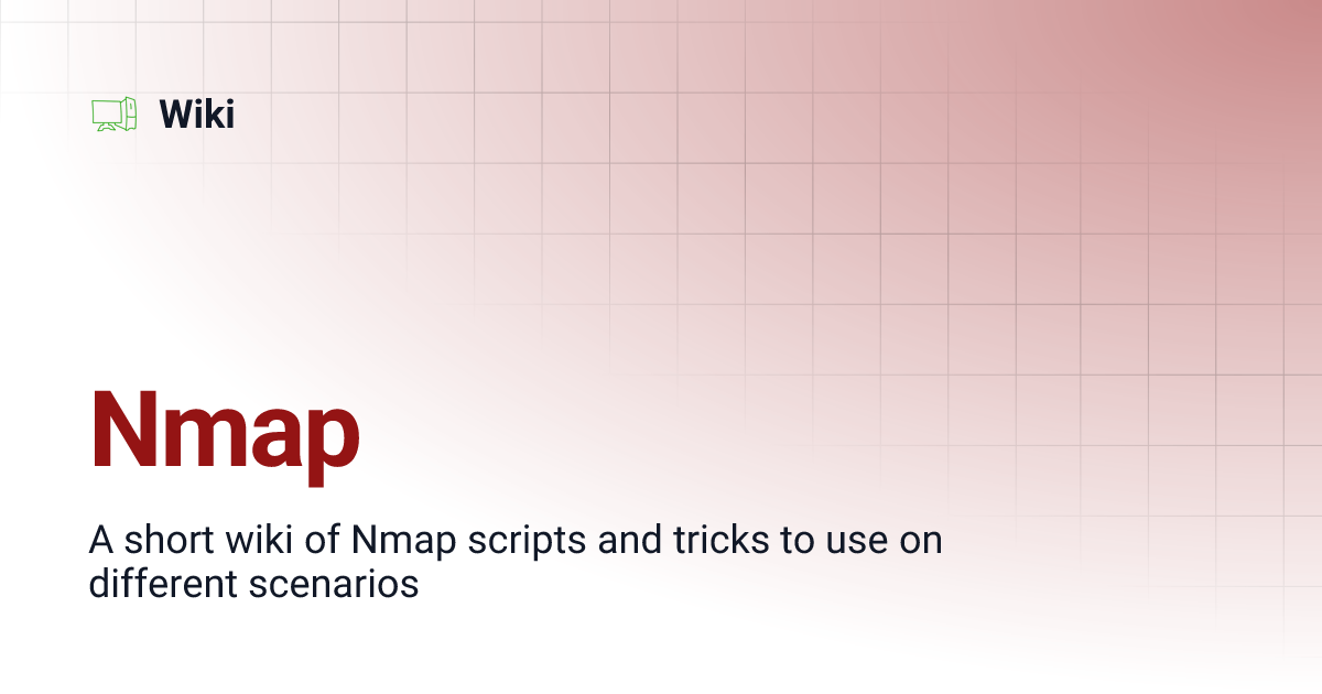 Nmap | Wiki